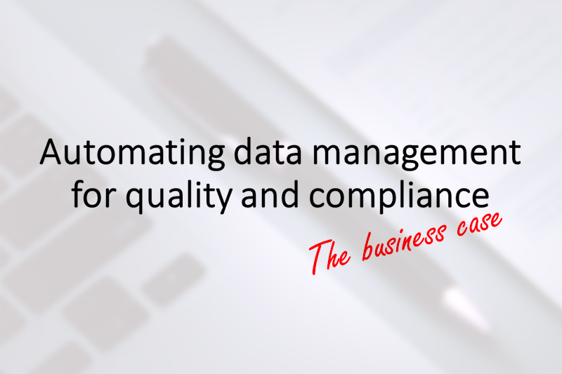 Webinar: Automating data management for quality and compliance – the ...